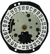 Movimento TMI / HATTORY PC22A - 6-3/4 x 8 - 3 sfere, data al 3